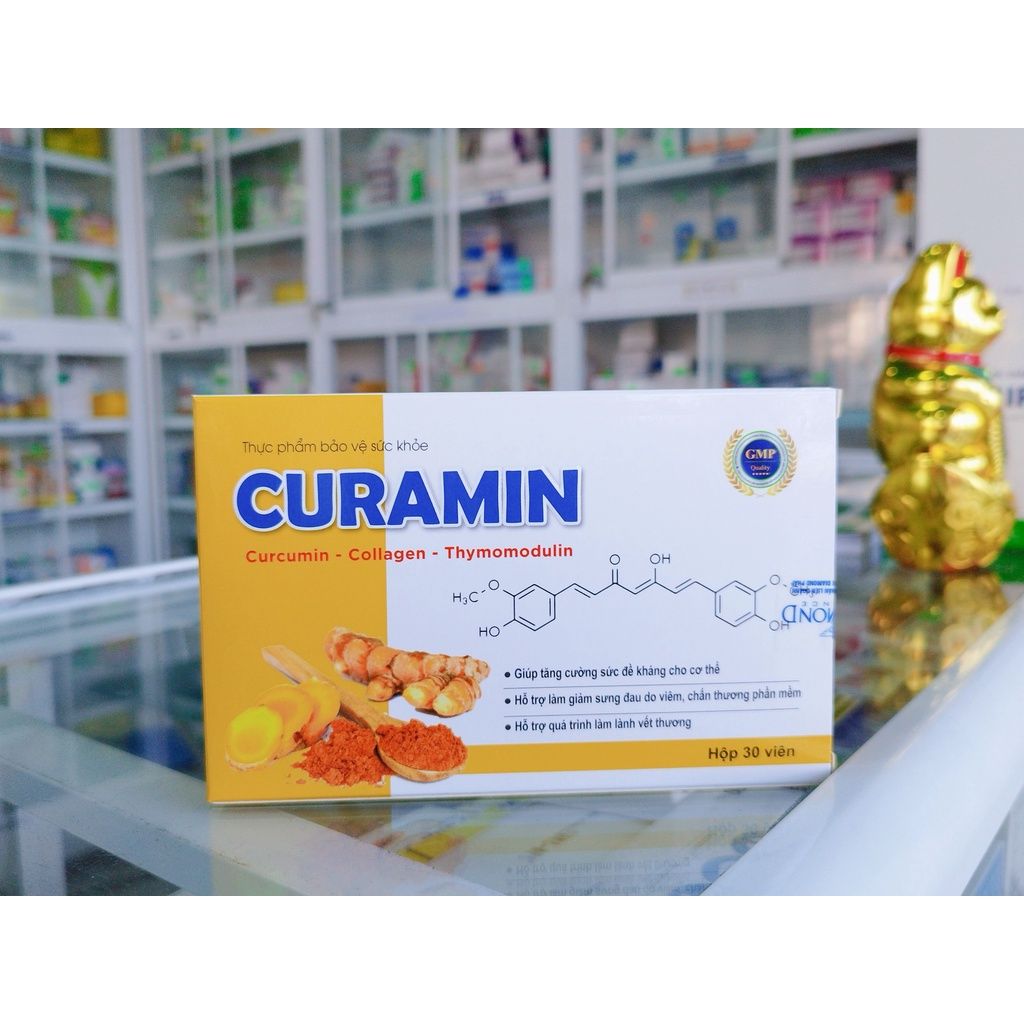 Viên nghệ Curamin làm lành vết thương, giảm sưng, mau lành chấn thương ...