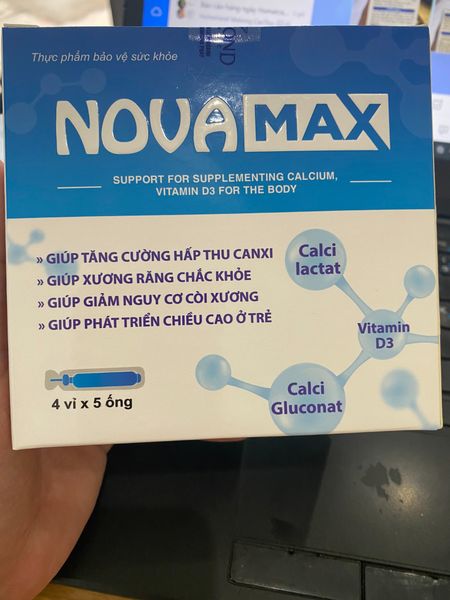 Novamax hộp 20 ống – Nhà Thuốc Bệnh Viện