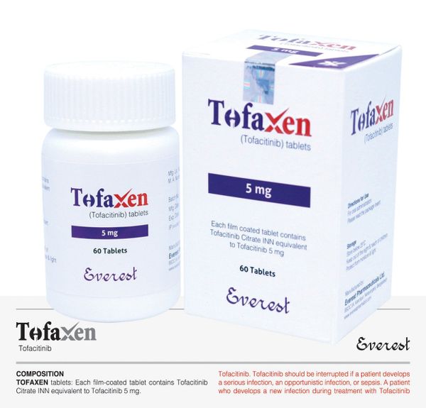 Tofaxen (Tofacitinib 5mg) hộp 60 viên - EVEREST – Nhà Thuốc Bệnh Viện