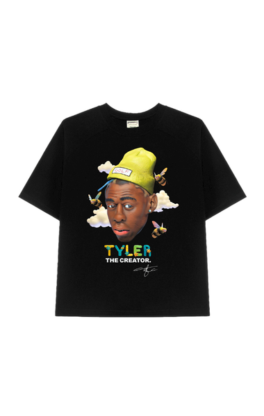 TYLER THE CREATOR TEE BLACK ( PRE ORDER ) – URBAN MONKEY
