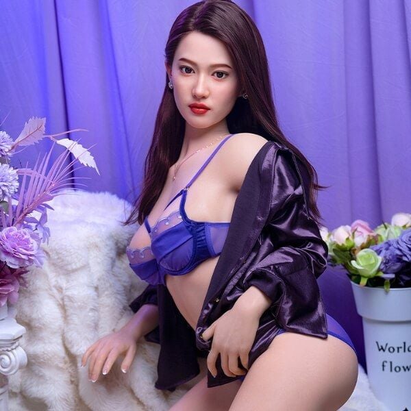 Búp Bê Tình Dục Cao Cấp Diện Đồ Bikini Tím Khiêu Gợi JIACHEN