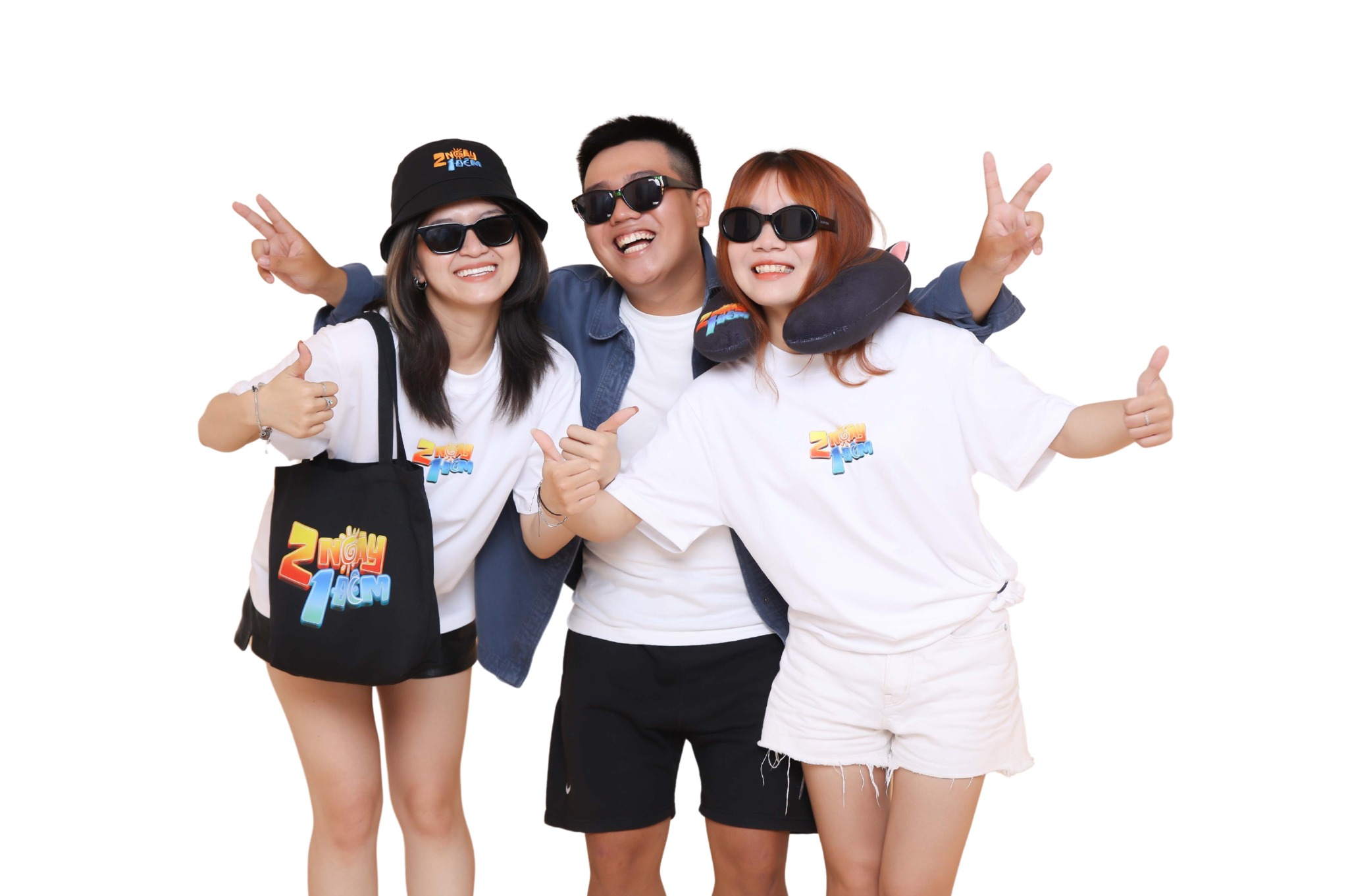 Túi Tote 2N1D Màu Đen Freesize | VieSHOP x 2 Ngày 1 Đêm Việt Nam