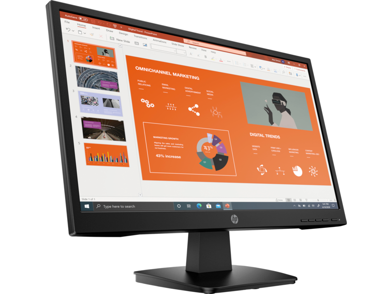 HP P22va G4 21.5INCH FHD LED, VGA, HDMI_453D2AA – Hitechpro