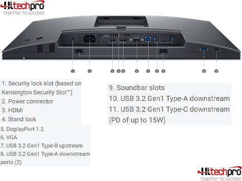 DELL LCD | P2425 | 24" FHD, 16:10 | HDMI, DP, DVI, VGA, USB-C | LED ...