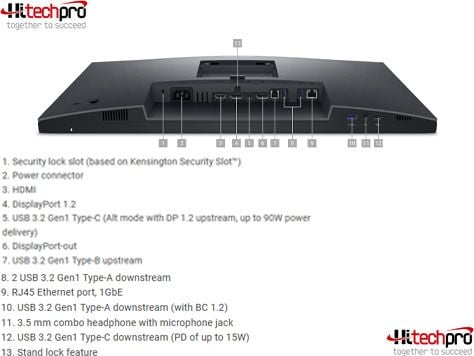 DELL PRO 24 PLUS VIDEO CONFERENCING MONITOR | P2424HEB | 23.8" FHD, 25 ...