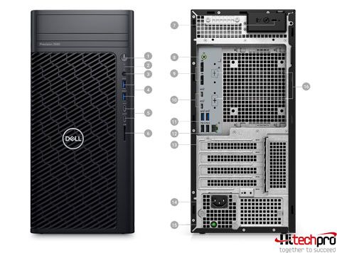 DELL PRECISION 3680 TOWER I9-14900K | 32GB (2X16GB) DDR5| 256GB SSD, 1 ...