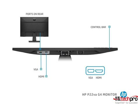 HP P22va G4 21.5INCH FHD LED, VGA, HDMI_453D2AA – Hitechpro