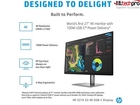 HP Z27K G3 1B9T0AA 4K UHD DISPLAY (IPS/ HDMI/ DP / DP OUT/ USB TYPE-C ...