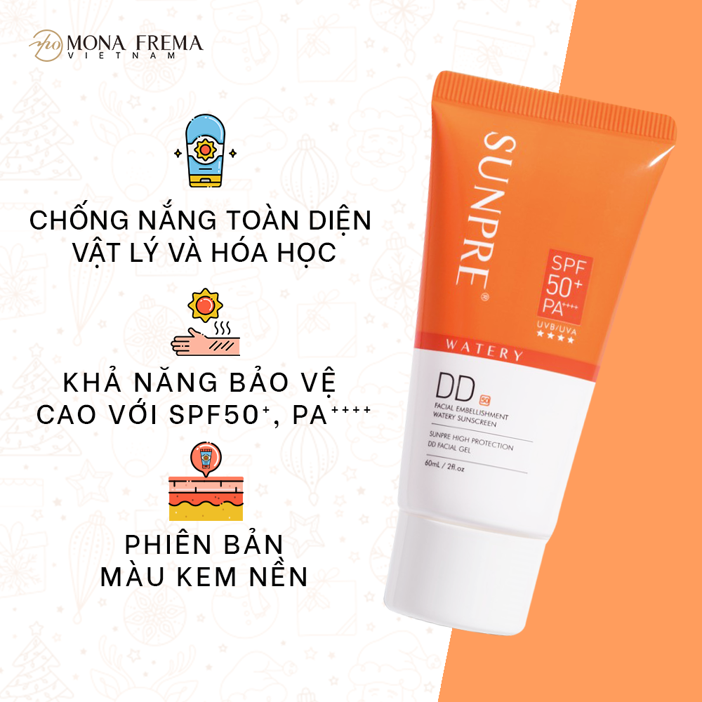 SUNPRE High-efficiency DD Moisturizing Watery Sunscreen – Monafrema ...