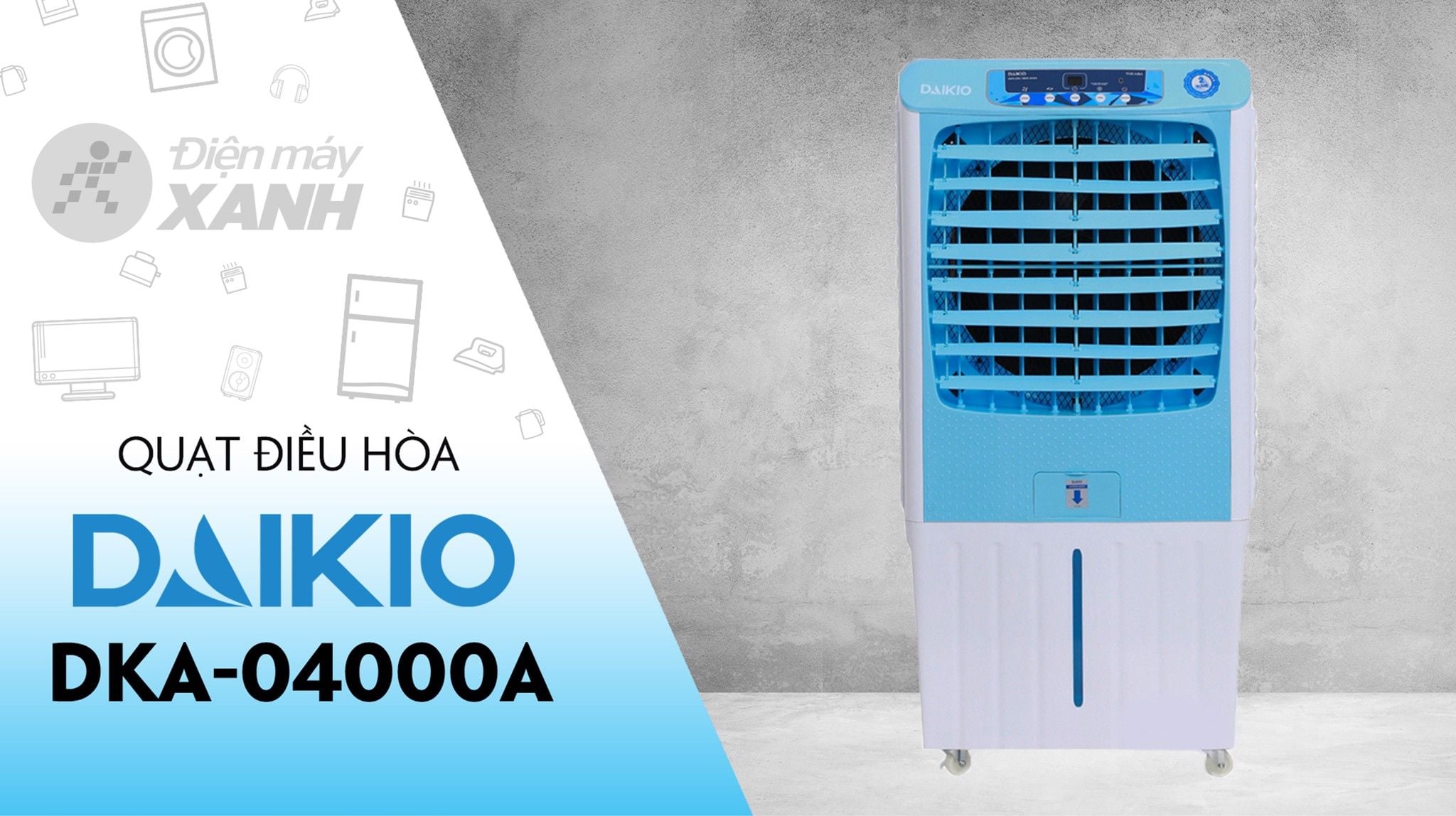 QUẠT HƠI NƯỚC DAIKIOSAN DKA - 04000A – Trung Tâm Điện Máy Ngọc Hiệp