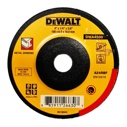 Đá mài sắt 100 x 16.0mm Dewalt DWA4500-B1 - TTBH Saigon ESCO