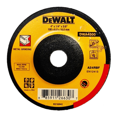 Đá mài sắt 100 x 16.0mm Dewalt DWA4500-B1 - TTBH Saigon ESCO