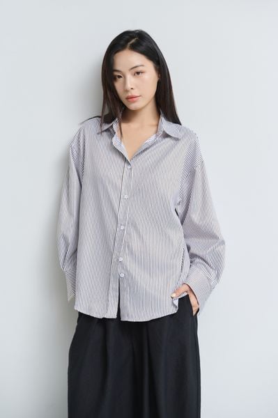 Áo Sơ Mi SỌC Oversize FAS315 – Gillee