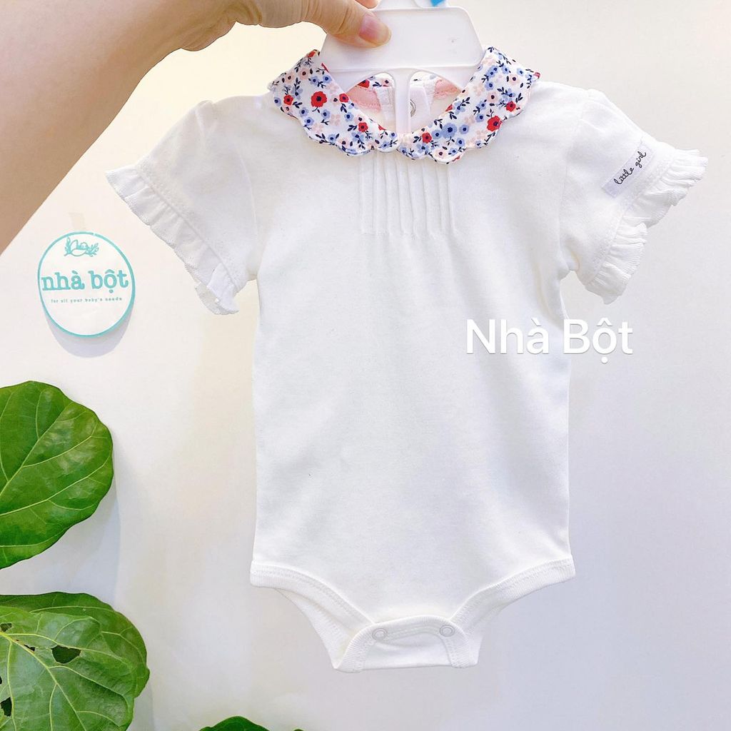 Body Chip Baby Club 161221 trắng trơn cổ hoa – Nhà Bột