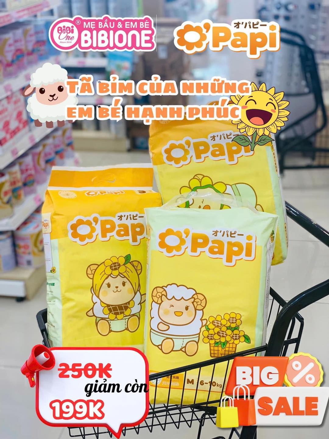 Tã Opapi Nhật Bản – Bibione