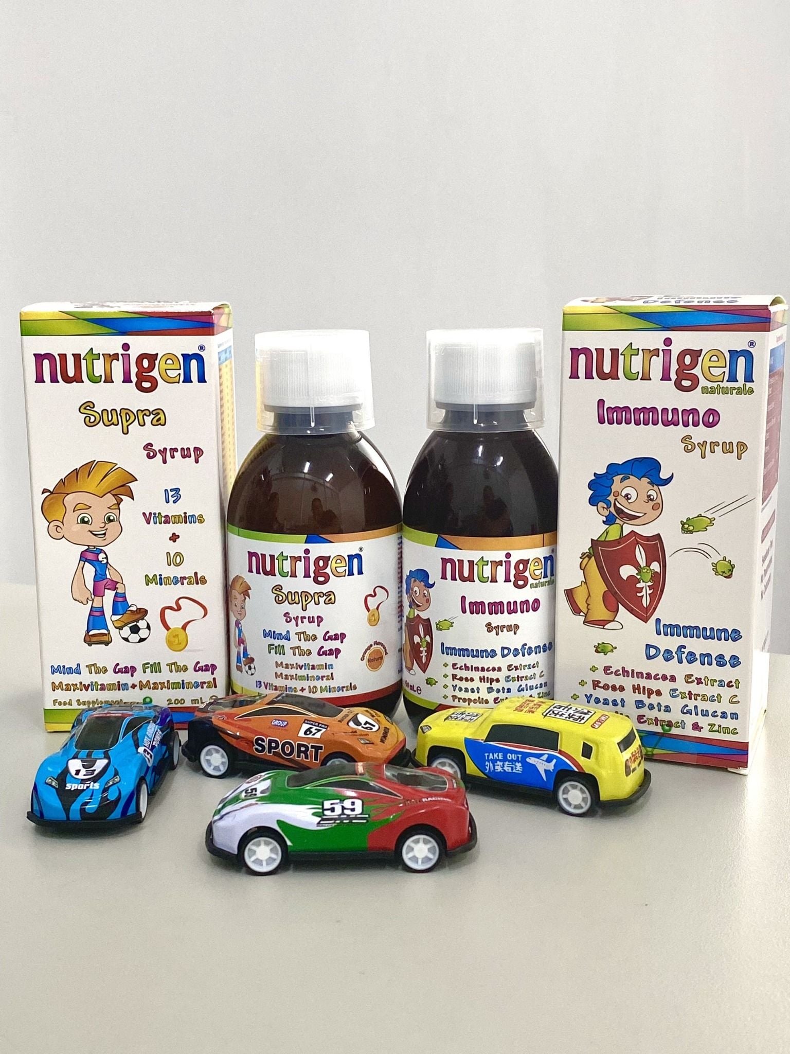 COMBO NUTRIGEN SUPRA VÀ IMMUNO TẶNG 2 XE Ô TÔ MINI – Khải Nguyên Pharma