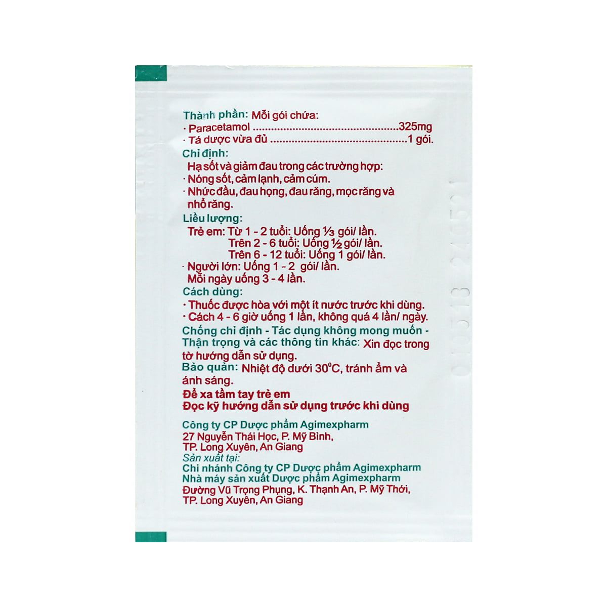 AGIMOL® 325 – Khải Nguyên Pharma