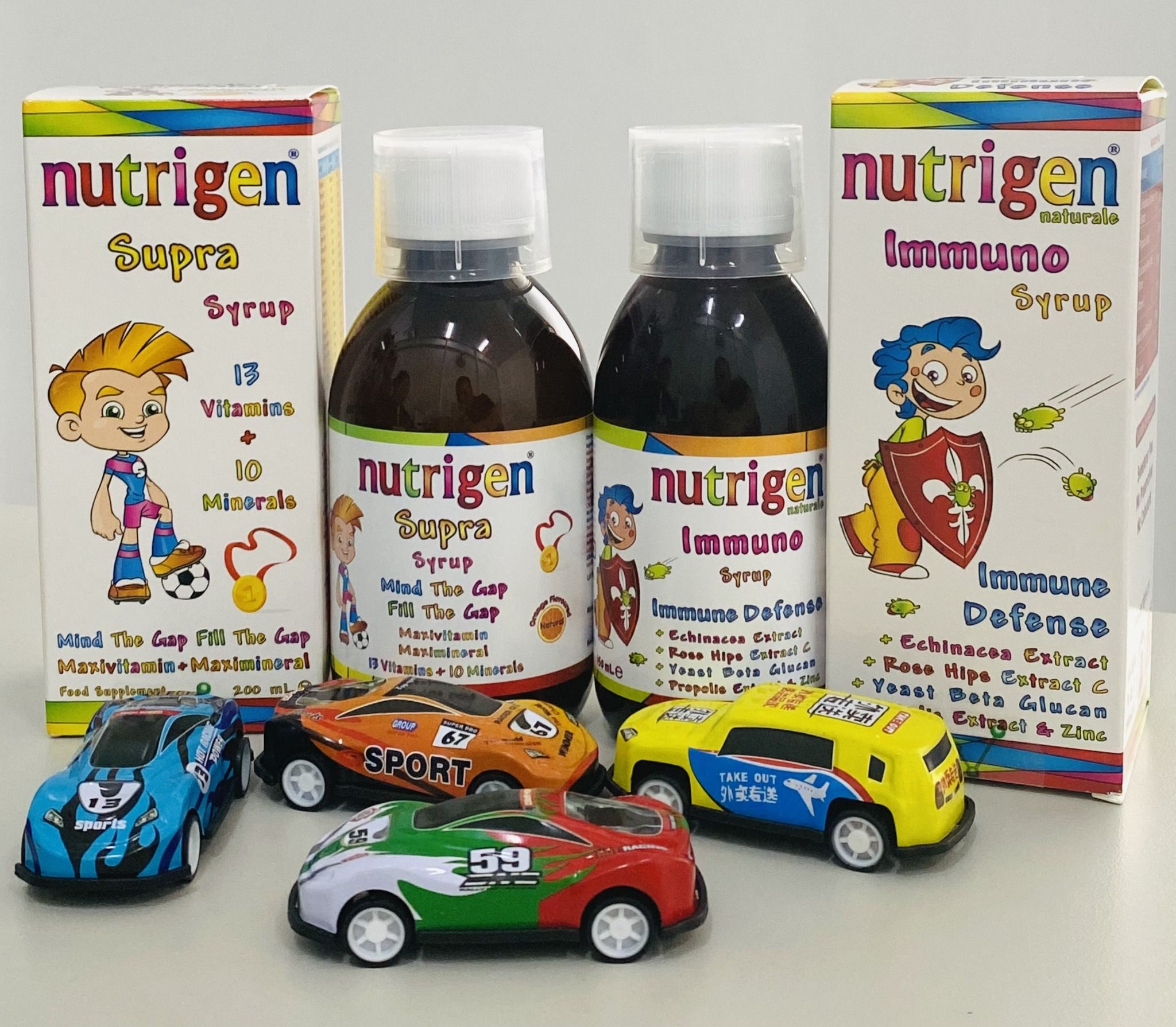 COMBO NUTRIGEN SUPRA VÀ IMMUNO TẶNG 2 XE Ô TÔ MINI – Khải Nguyên Pharma