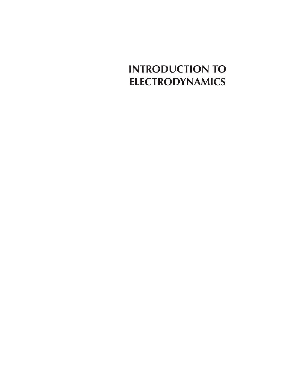 Introduction to Electrodynamics (4th Edition) 4th Edition – E-books Max30 Introduction to Electrodynamics (4th Edition) 4th Edition – E-books Max30