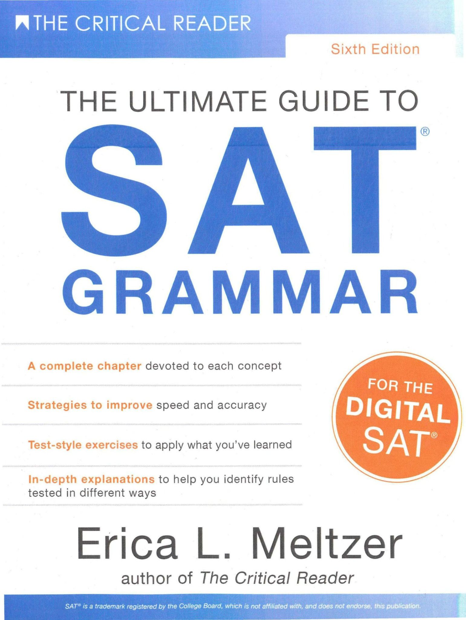 The Ultimate Guide to SAT Grammar, 6th Edition for Digital SAT – E ...