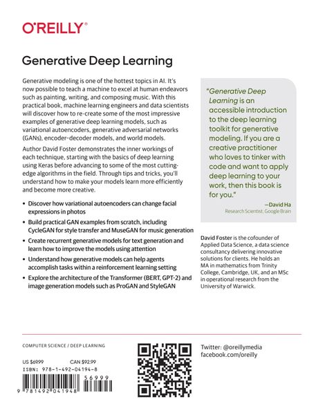 Generative Deep Learning: Teaching Machines to Paint, Write, Compose ...