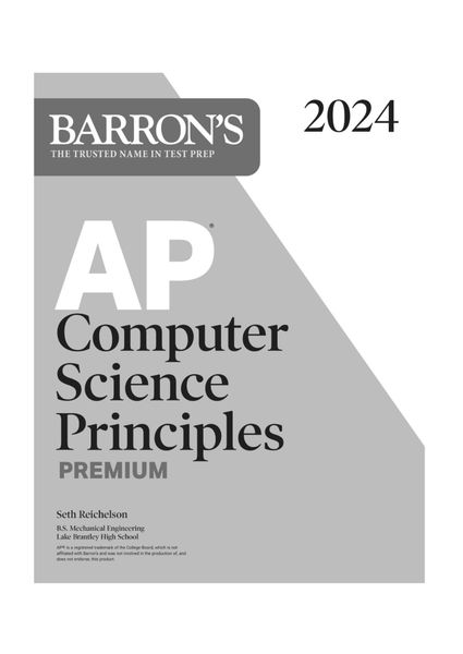 AP Computer Science Principles Premium, 2024 – E-books Max30