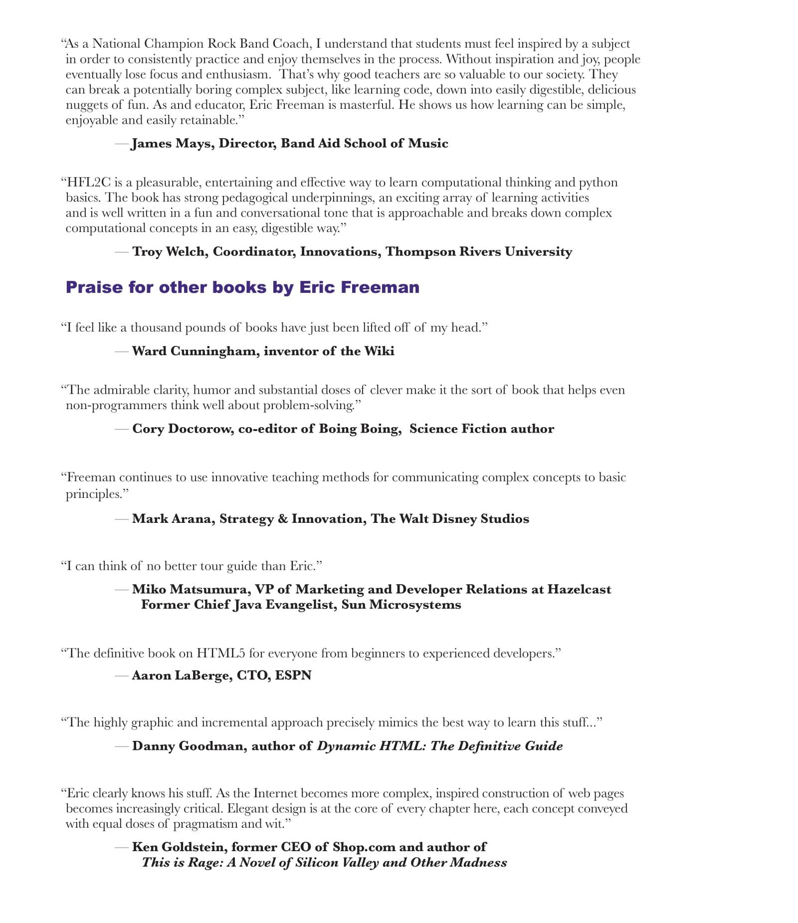 Head First Learn To Code A Learners Guide To Coding And Computationa E Books Max30