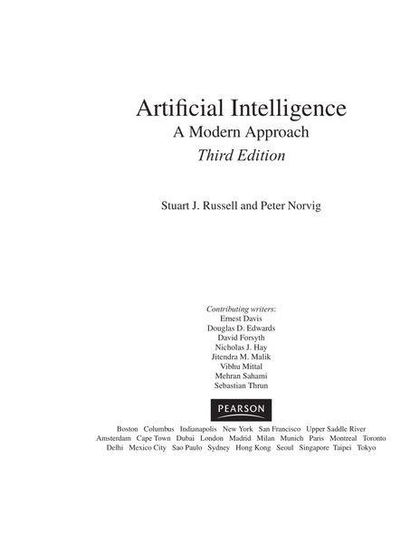 Artificial Intelligence: A Modern Approach, 4th Edition – E-books Max30