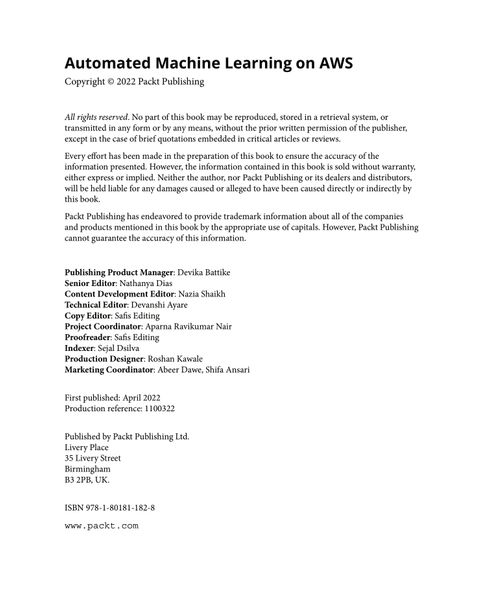 Automated Machine Learning on AWS: Fast-track the development of your ...