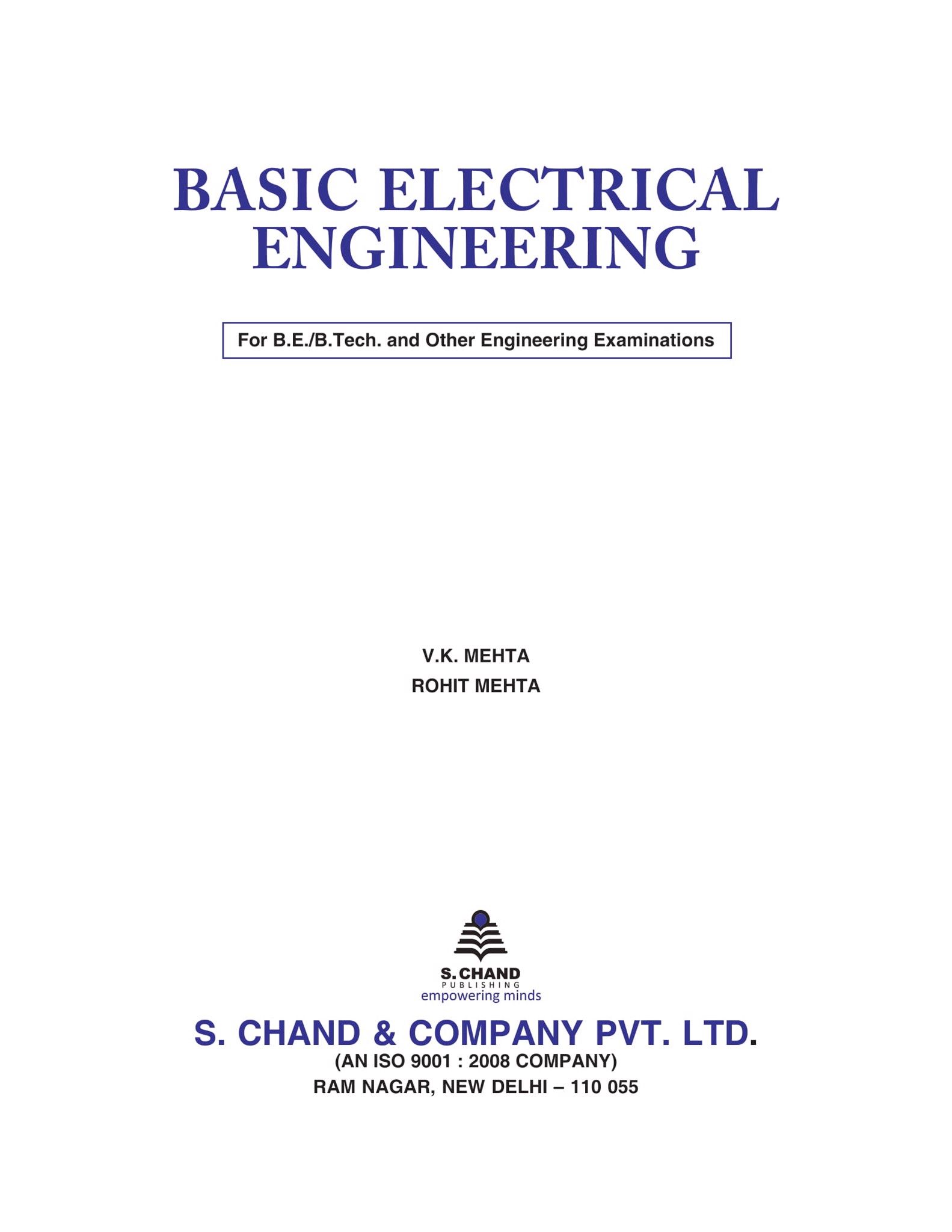 Basic Electrical Engineering – E-books Max30
