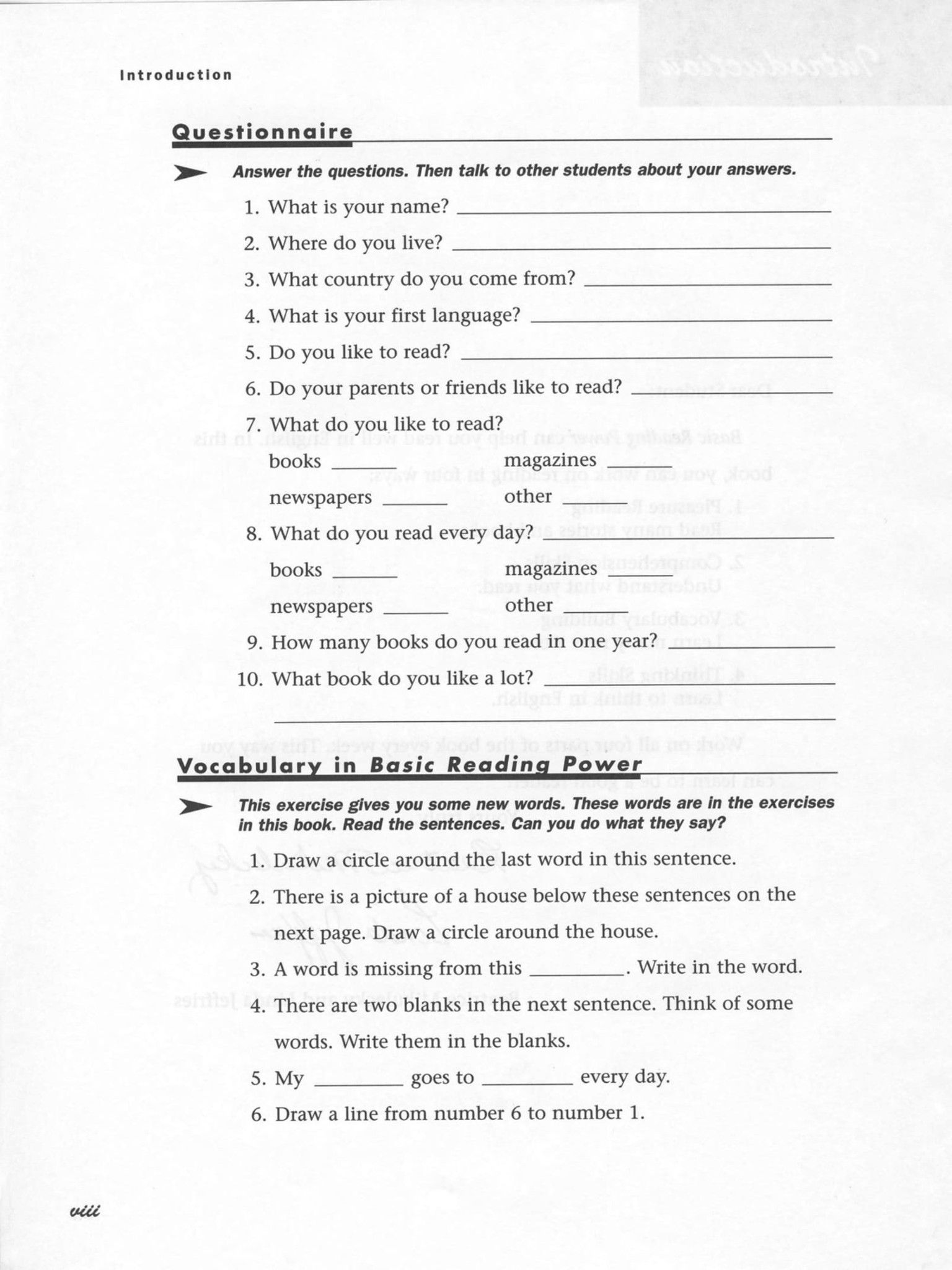 Basic Reading Power: Pleasure Reading, Comprehension Skills, Vocabular ...