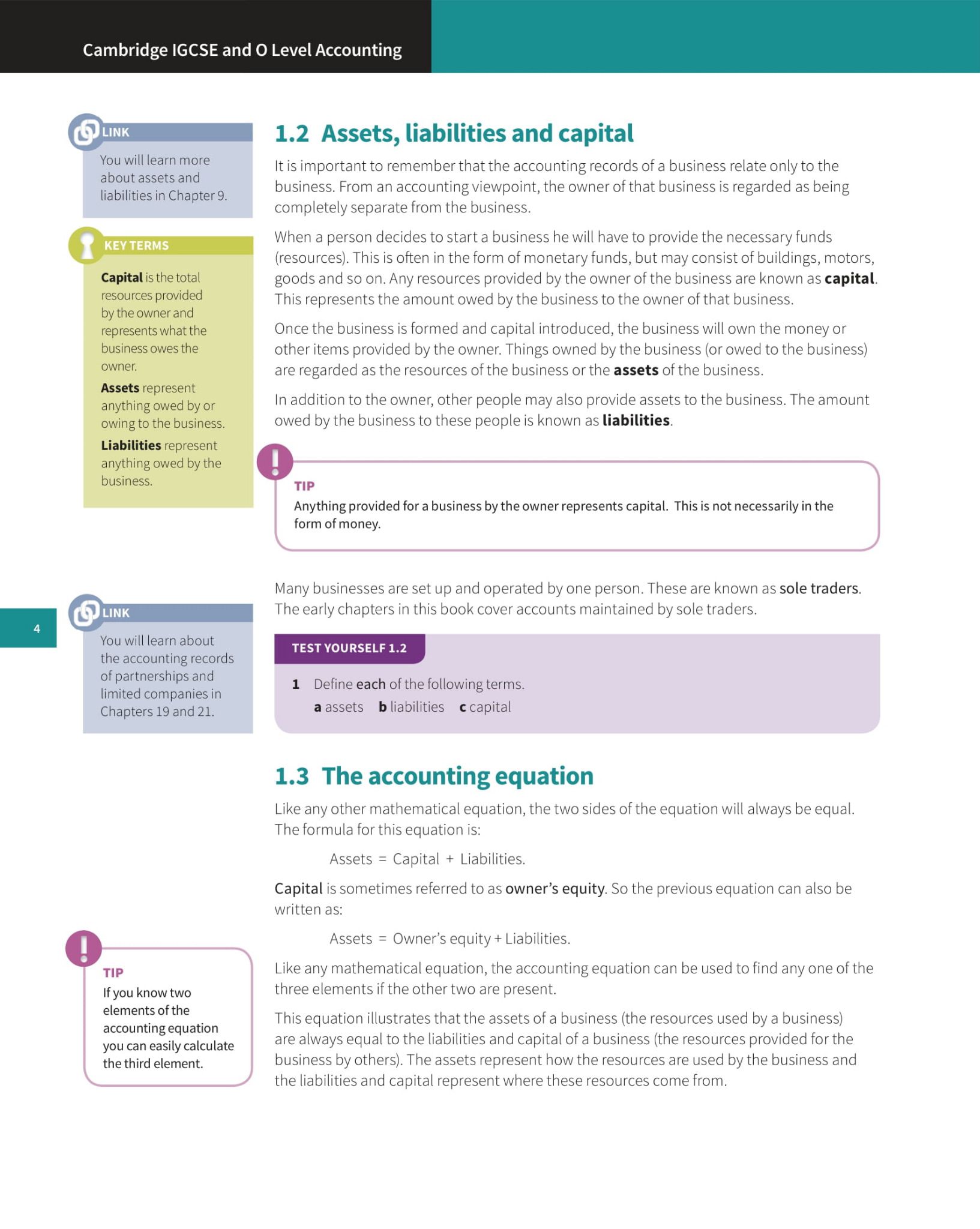 Cambridge IGCSE® and O Level Accounting Coursebook – E-books Max30