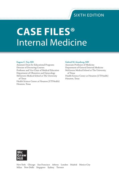 Case Files Internal Medicine, 6th Edition – E-books Max30