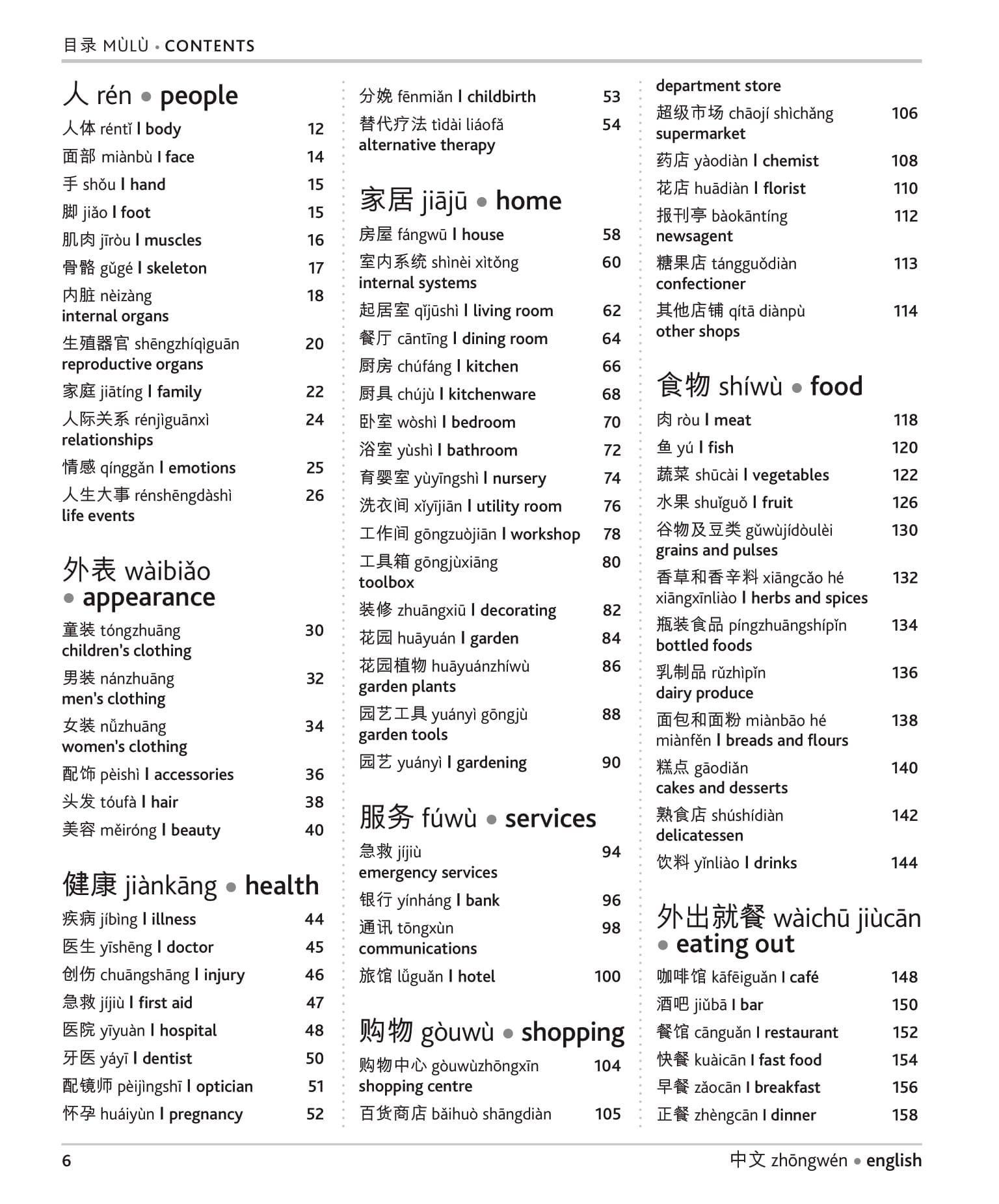 Chinese-English Bilingual Visual Dictionary – E-books Max30