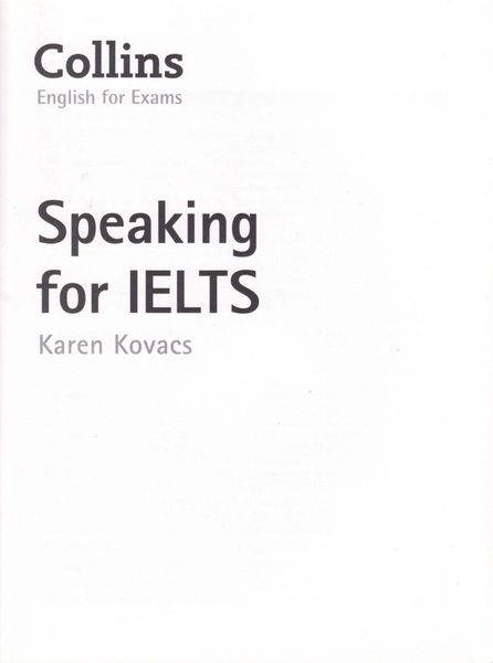 Collins – Speaking for IELTS – E-books Max30