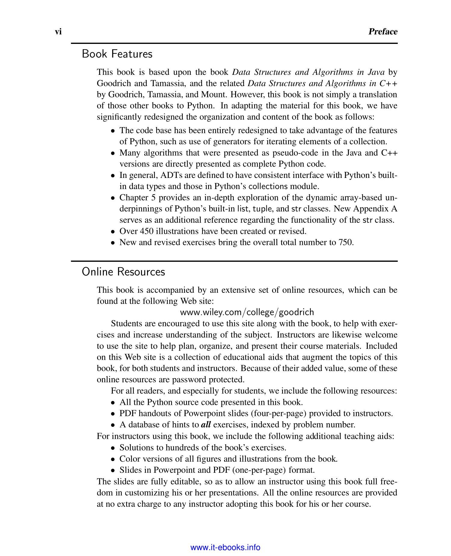 Data Structures And Algorithms In Python E Books Max30