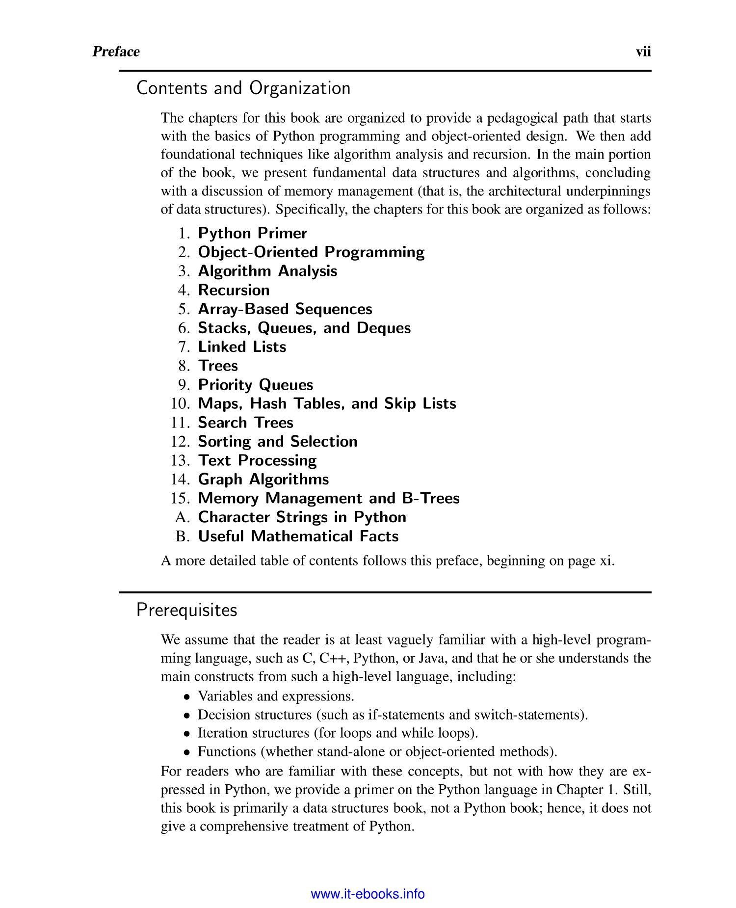 Data Structures And Algorithms In Python E Books Max30