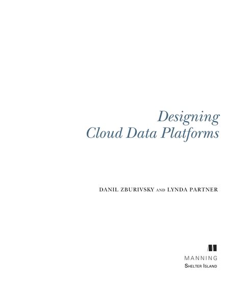 Designing Cloud Data Platforms – E-books Max30