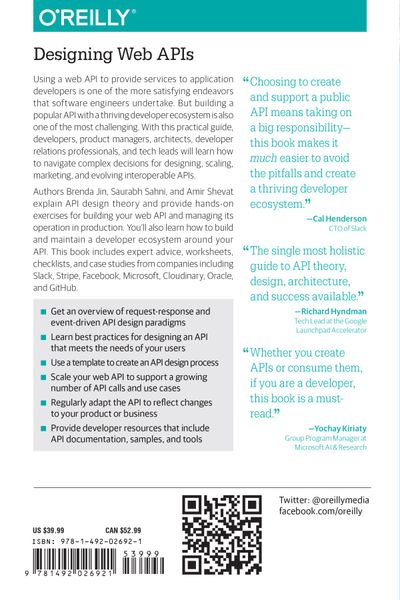 Designing Web APIs: Building APIs That Developers Love – E-books Max30