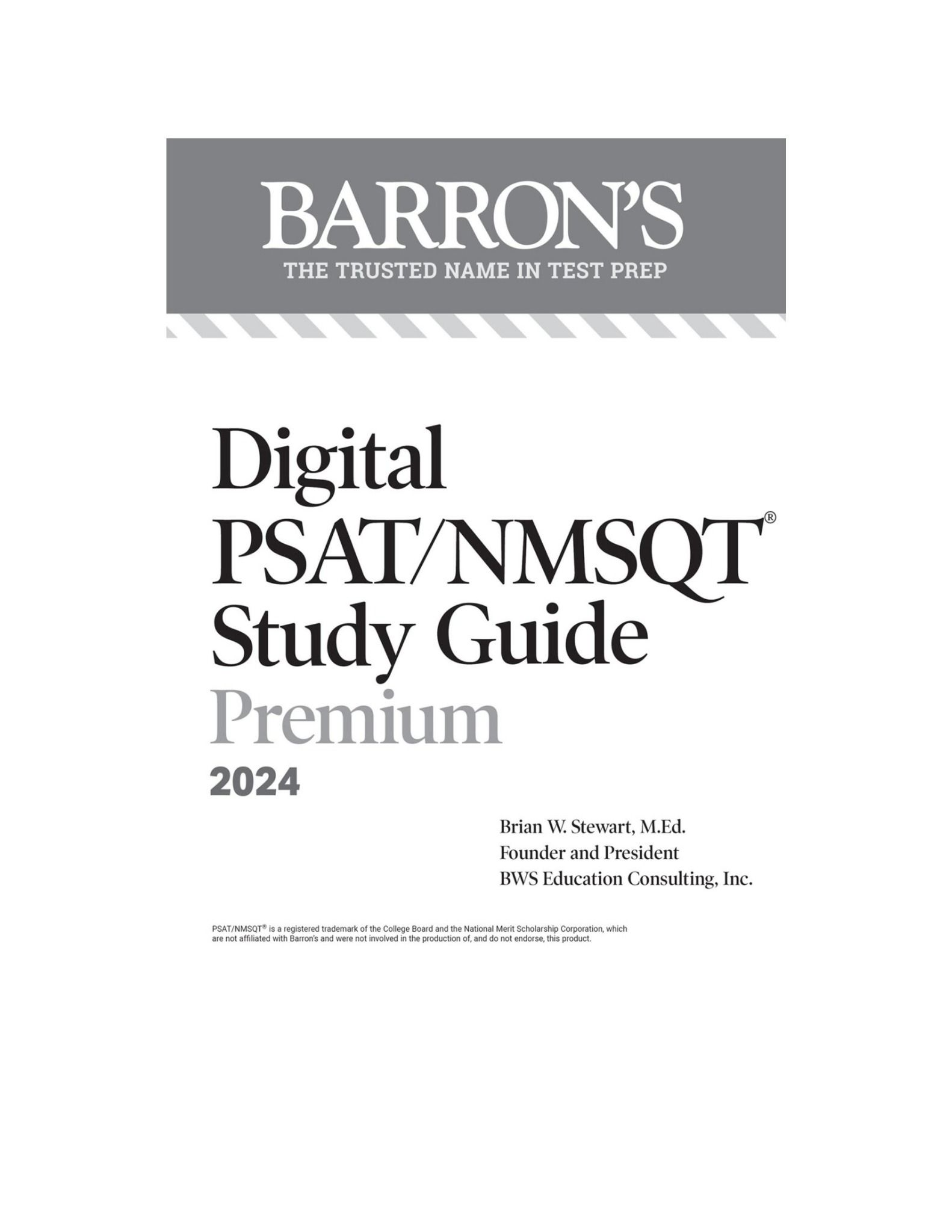 Digital PSAT/NMSQT Study Guide Premium, 2024 (mục lục không có số tran – E-books Max30