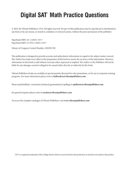 Digital SAT Math Practice Questions – E-books Max30