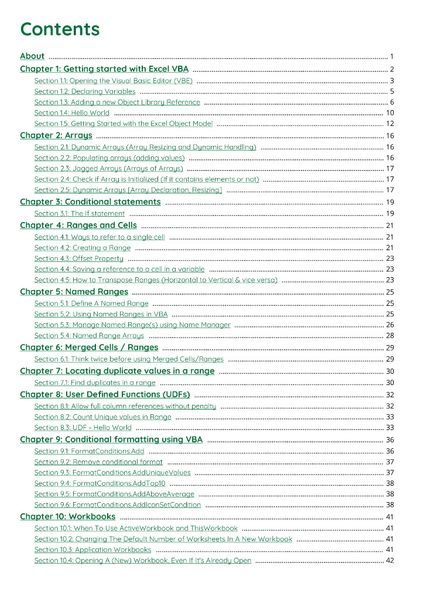 Excel VBA Notes for Professionals – E-books Max30