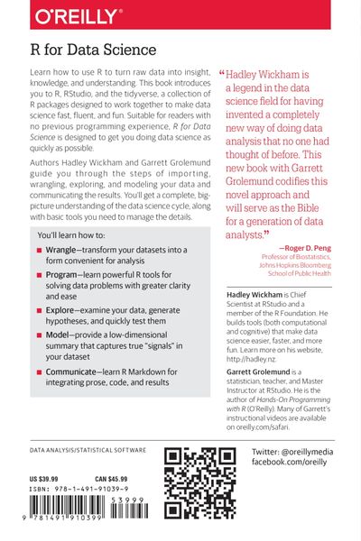 R for Data Science: Import, Tidy, Transform, Visualize, and Model Data – E-books Max30