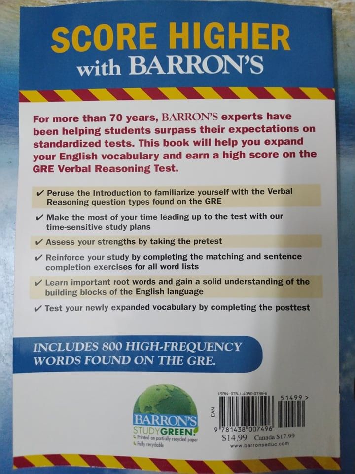 Essential Words for the GRE, 2016 – E-books Max30