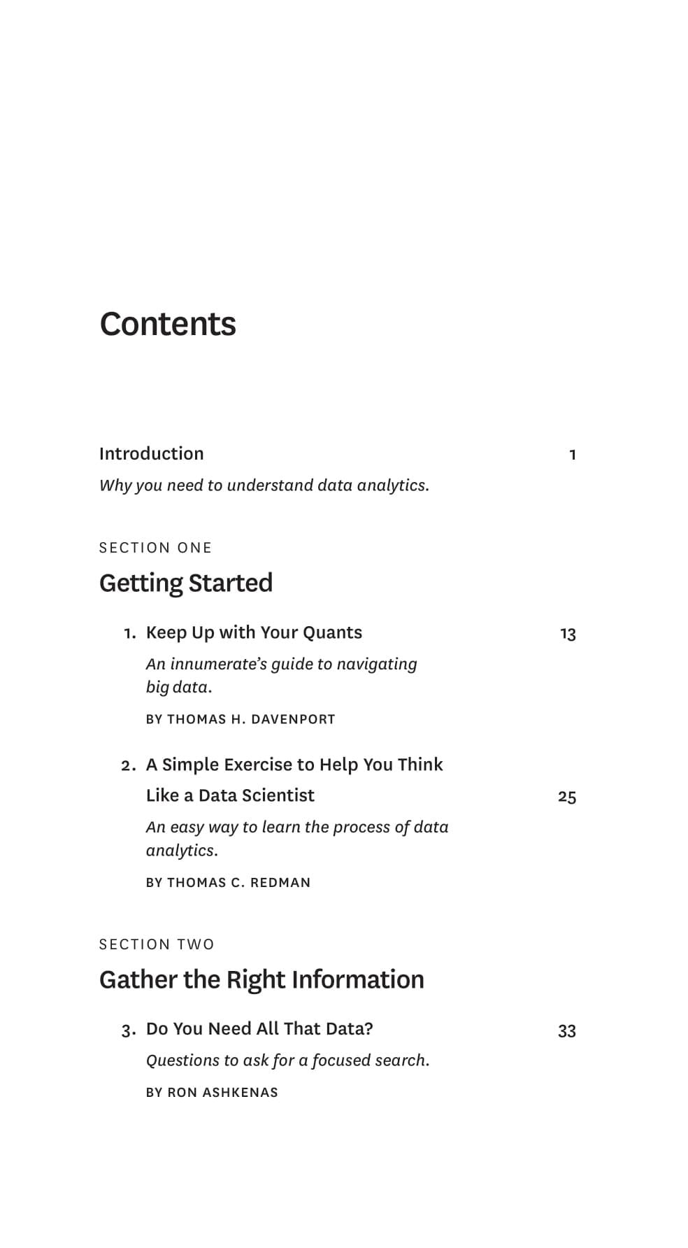 HBR Guide to Data Analytics Basics for Managers – E-books Max30