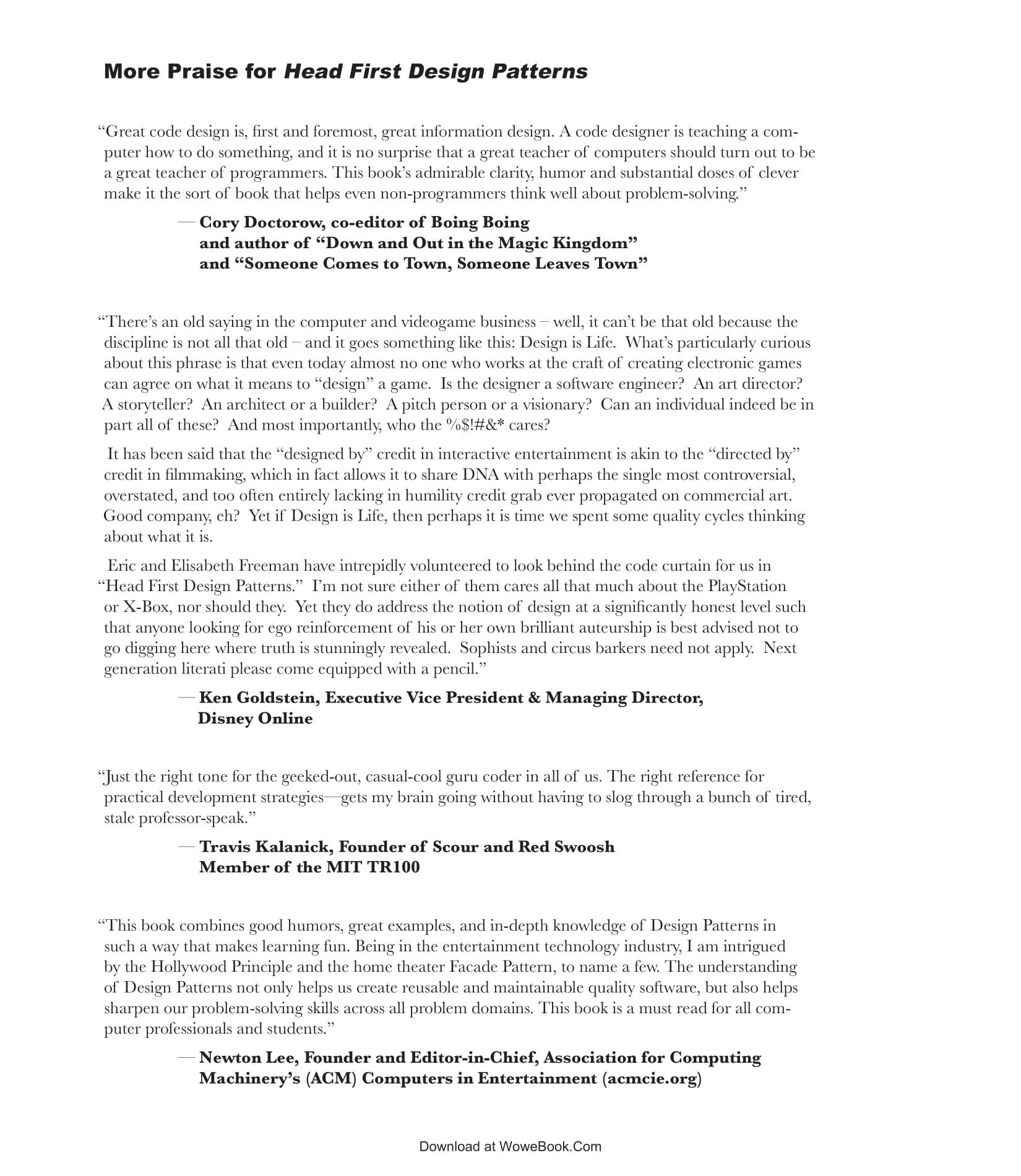 Head First Design Patterns – E-books Max30 Head First Design Patterns – E-books Max30