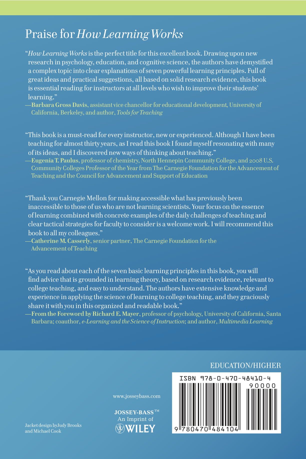 How Learning Works: Seven Research-Based Principles for Smart Teaching ...