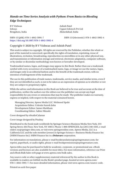 Hands-on Time Series Analysis with Python: From Basics to Bleeding Edg ...