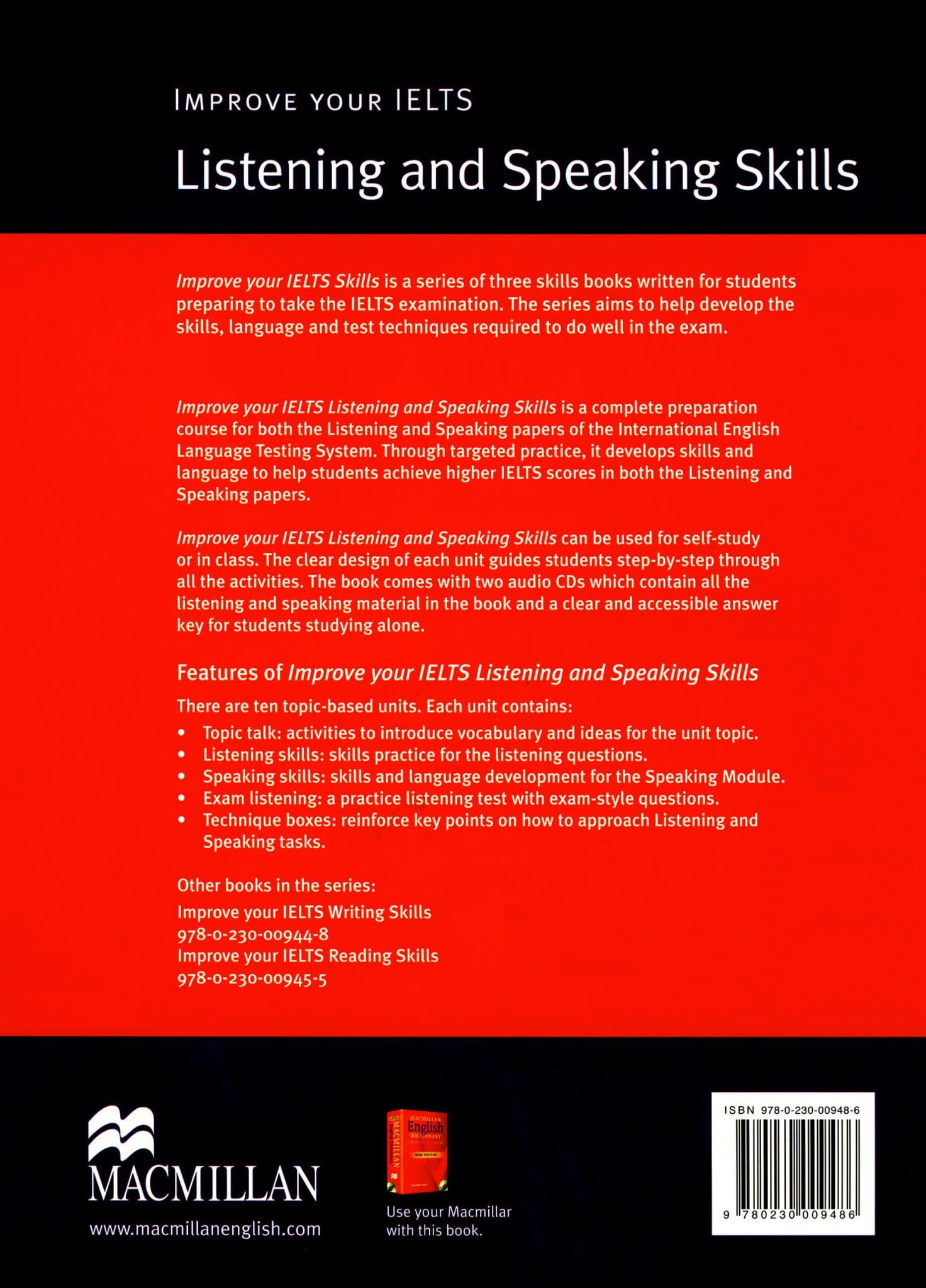 Improve Your IELTS Listening and Speaking Book with audios sent via em ...